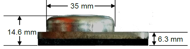 Model W5944M-HT Weldable Metal Mount High Temp 300C Tag, 59x44x15mm ...